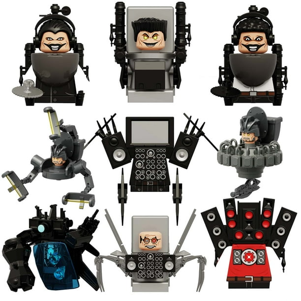KDL825 Skibidi Toilet Man UFO Building Blocks Titan TVman Cameraman ...