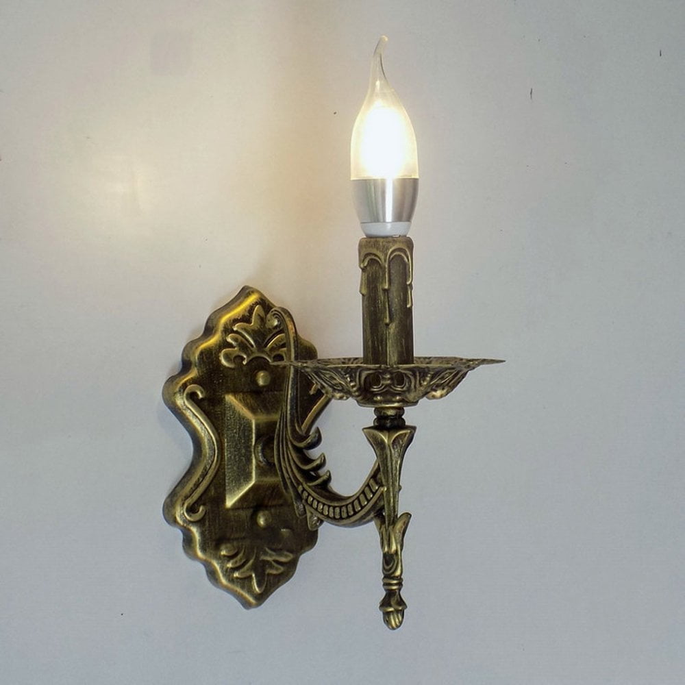 Click here for Generic Vintage Style Candle Wall Lamp Matte Black... prices