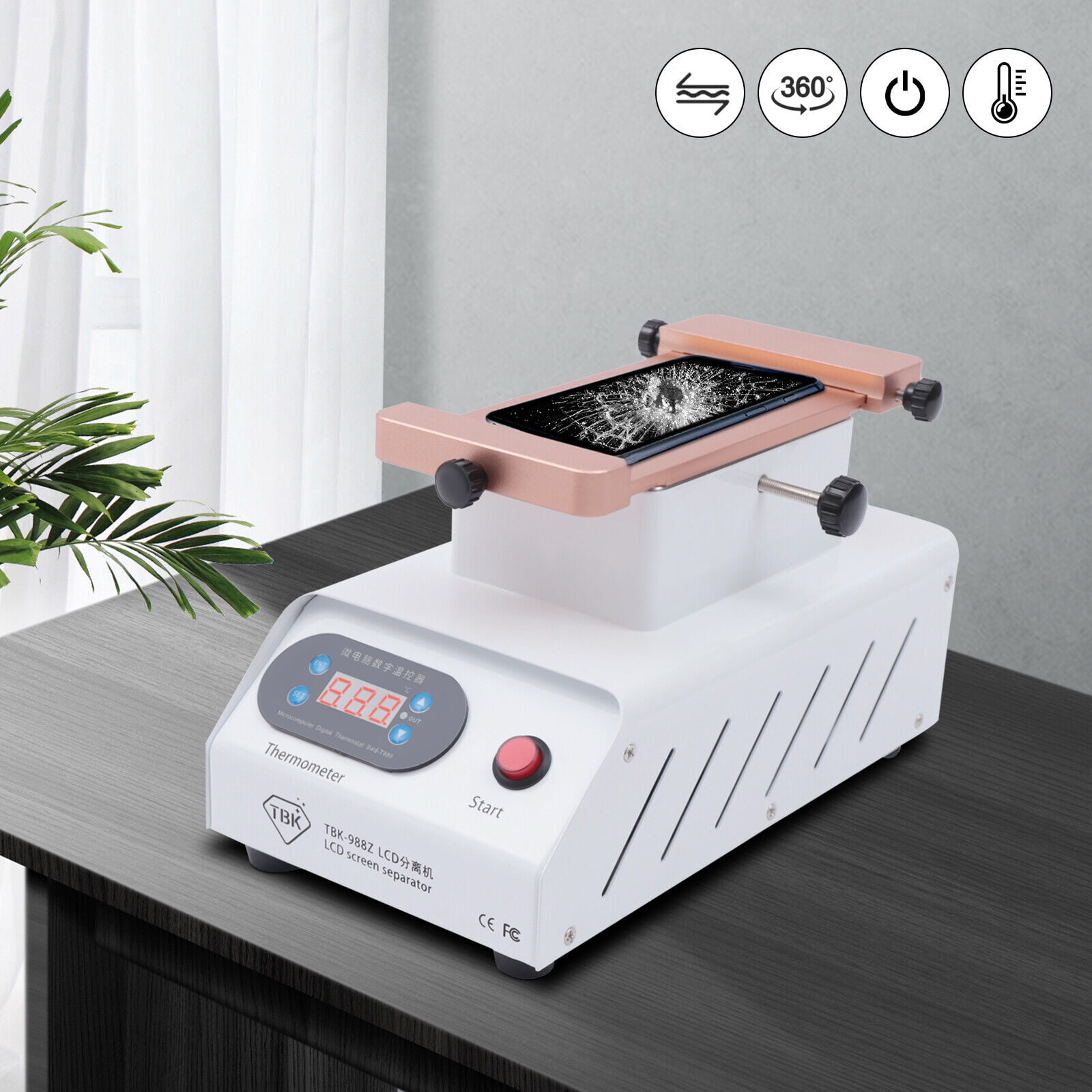 Miumaeov LCD Screen Separator Machine 7inch Screen Separator Platform ...