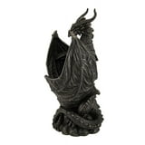 Resin Statues Guardian Of The Light Armored Dragon Led Night Light ...