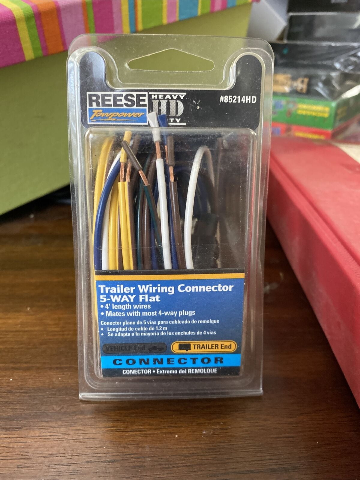 Reese Towpower HD Trailer Witing Connector 5 Way Flat 85214HD - Walmart.com