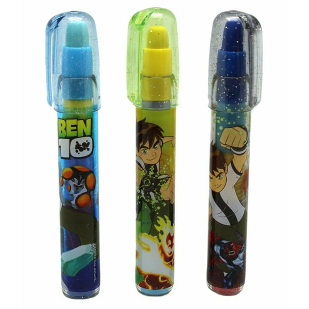 Ben 10 Assorted Color/Character Case Eraser Cartridge Pens (2pc ...