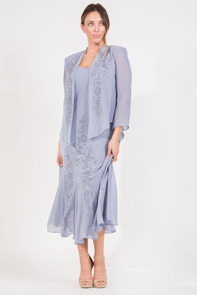 R&M Richards Long Formal Jacket Dress 058260 - Walmart.com