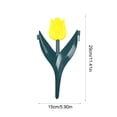 Garden Edging, Tulip-Style Garden Fence, Plastic Flower Bed Border For ...
