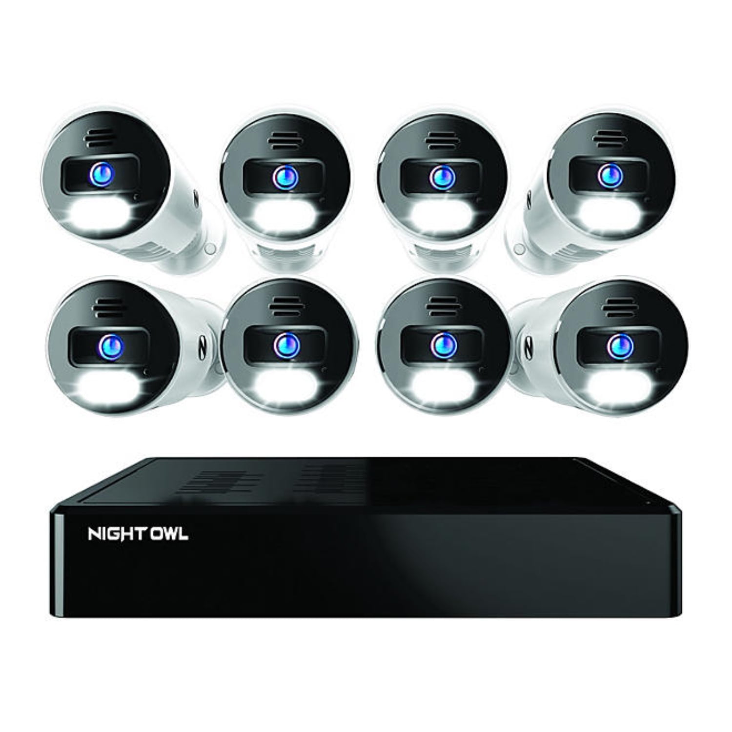 Open Box Night Owl CL-BT8N-8-28L-B 8 Channel 4K Bluetooth NVR with 2TB ...