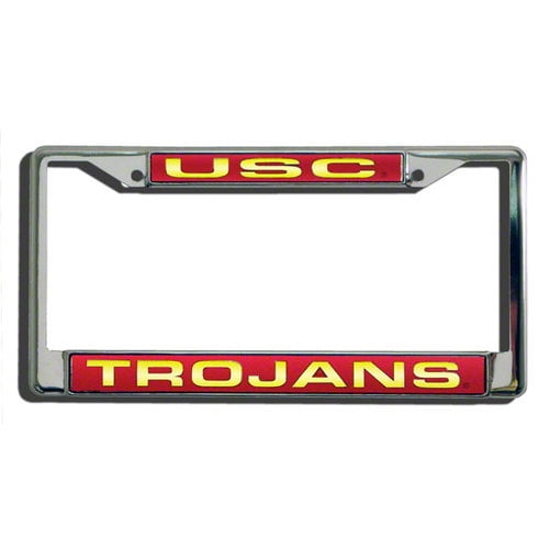 USC Trojans NCAA Laser Chrome Frame - Walmart.com