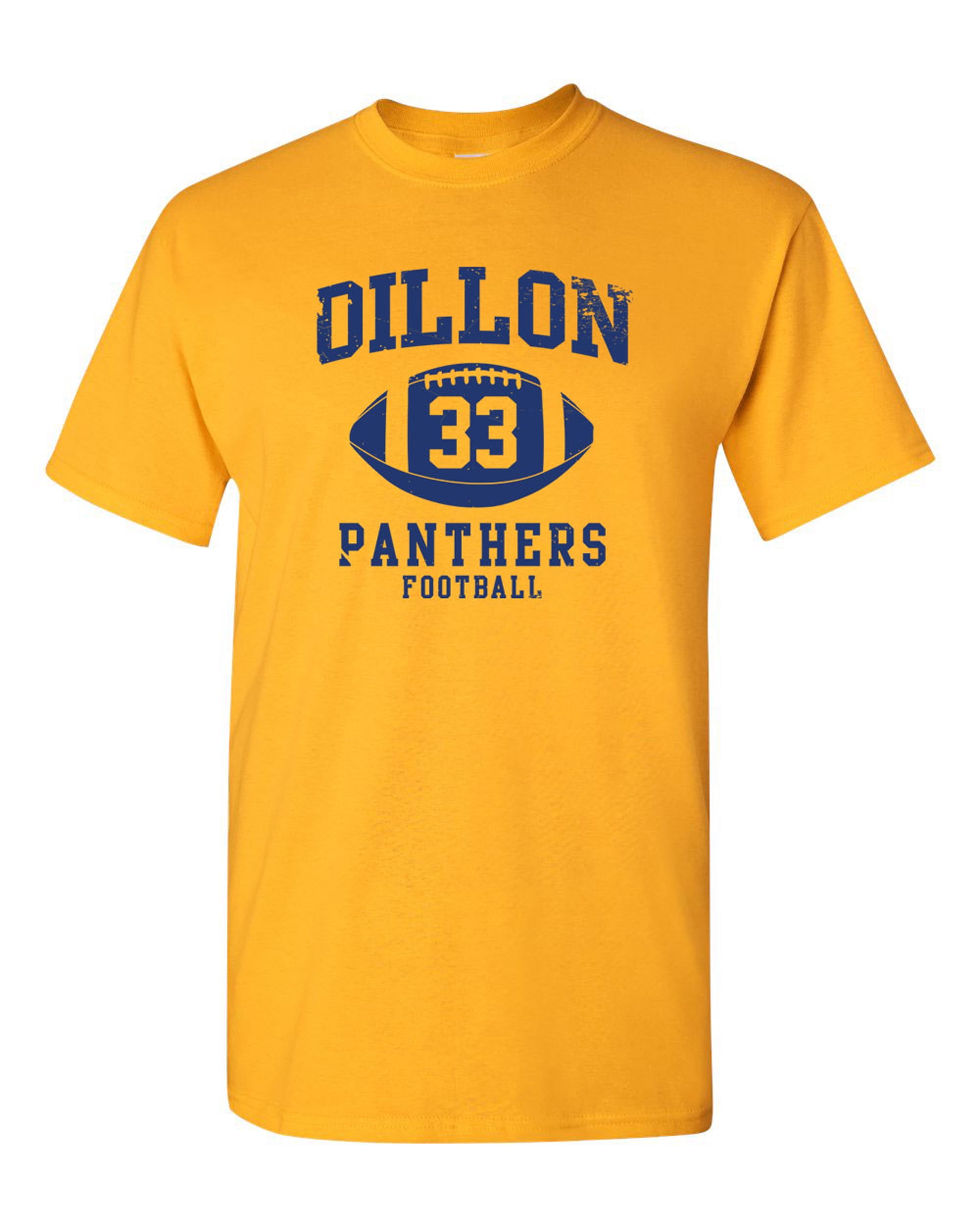 Dillon Football Retro Adult DT T-Shirt Tee - Walmart.com