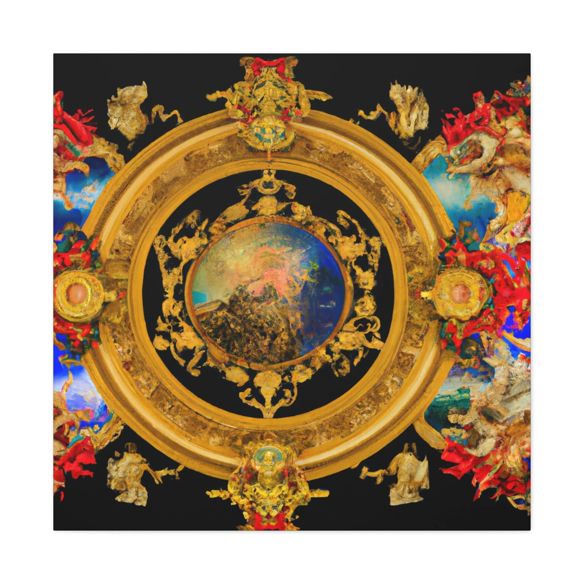Radiant Celestial Splendor - Canvas - Walmart.com