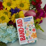 BAND-AID Flexible Fabric Decorative Bandages Wildflower Assorted Sizes ...