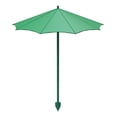 10.4Ã 13.4in ABS Mini Umbrella, Durable Garden Parasol for Potted ...