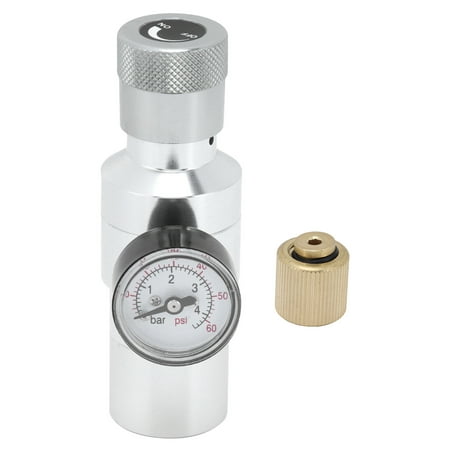 CO2 Regulator, 0-60PSI Pressure Easy Connection CO2 Regulator Valve ...