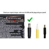 Dell Laptop Charger, 19.5V 3.34A 65W AC Power Adapter, OEM Used, Fully ...