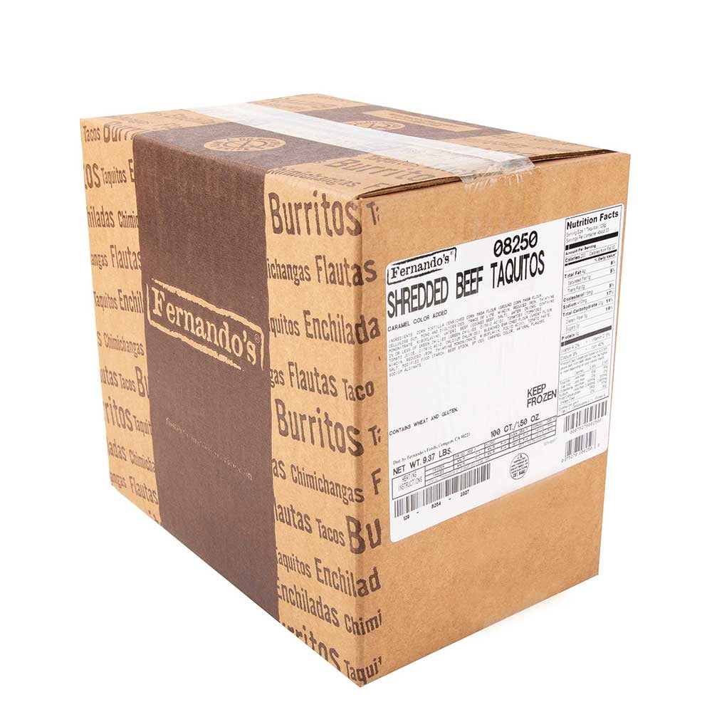 Conagra Fernandos Fiesta Supreme Shredded Beef Taquito, 1.5 Ounce - 100 ...