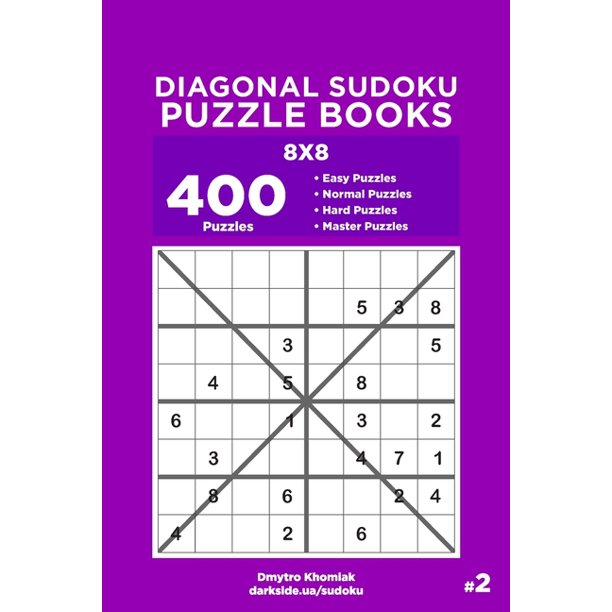 Diagonal Sudoku Puzzle Books: Diagonal Sudoku Puzzle Books - 400 Easy ...