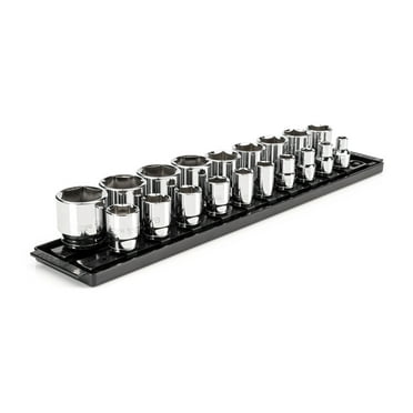 TEKTON 3/8 Inch Drive Deep 6-Point Socket Set, 19-Piece (6-24 mm ...
