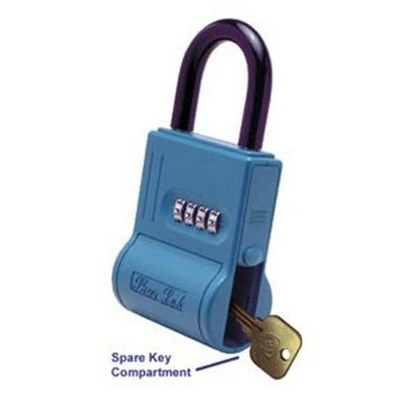 ShurLok SL100W Key Storage Lock Box- Blue - Walmart.com