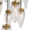 Possini Euro Design Possini Euro Odense 19 3/4"W Soft Gold Cast Glass ...