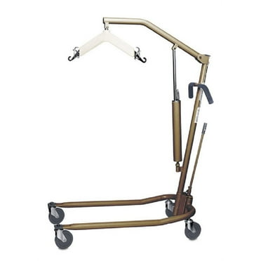 Invacare Lightweight Hydraulic Patient Lift, White, 450 lb. Weight ...