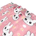 Cute Head Rabbit Pattern Bathroom Accessory Sets Waterproof Shower ...