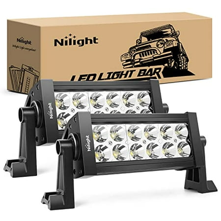 Nilight Led Light Bar 2PC 7Inch 36W Spot Led Work Light Off Road Led ...