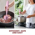 Heat Resistant Nylon Meat Chopper, Ground Beef Hamburger Smasher, Non ...
