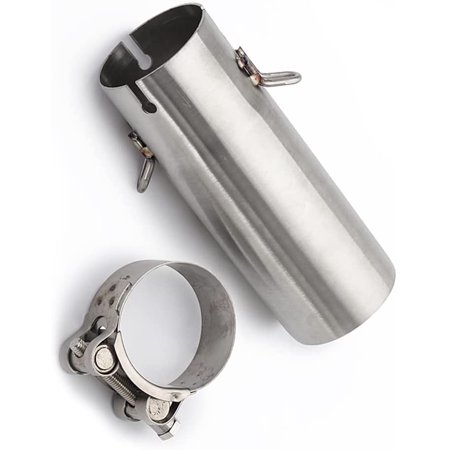 TOTMOX Motorcycle Middle Link Pipe 51mm Stainless Steel Slip On Exhaust ...