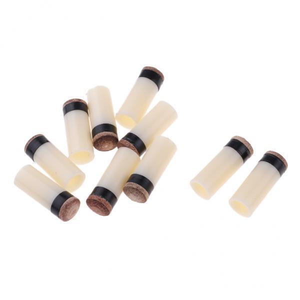 5-10pack 10 Pieces Pool Billiard Tips Snooker Ferrules 10mm Pcs ...