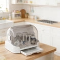 2026 Large Organizer With Cover ＆ Removable Drain Tray Portable Drying ...