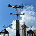 TOPRenddon Farmhouse Weather Vane,Stainless Steel Weathervanes-European ...