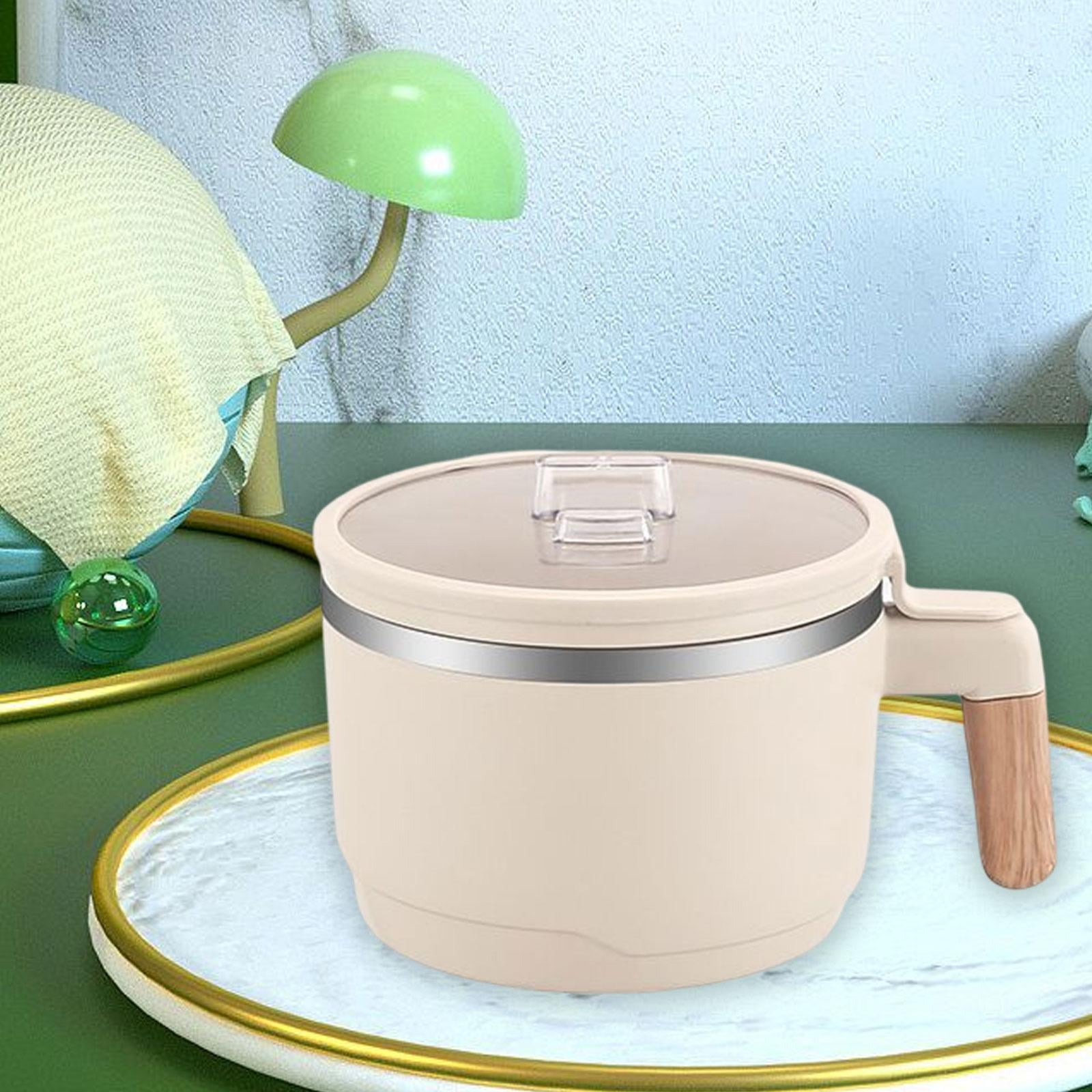 Portable Ramen Bowl with Lid Instant Noodles Pot with Drain Stockpot ...