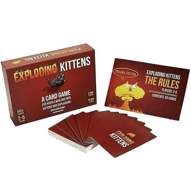 Exploding Kittens Card Game Home Board Game Puzzle Game Toys - Walmart.ca