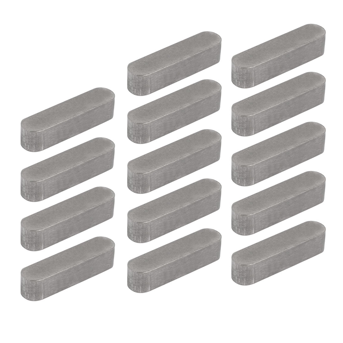 Unique Bargains 32mmx8mmx7mm 304 Stainless Steel Key Stock Keystock ...