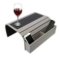 Sofa and Couch Tray Table with Remote Control and Cellphone Organizer ...