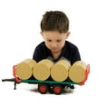 Free Shipping! Bruder 02220 Bale Transport Trailer w/ 8 Round Bales ...