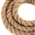 1/2 Inch 164 Feet Natural Jute Rope, 12mm Thick Twisted Hemp Twine ...
