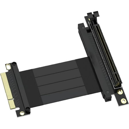 # PCIE Extension Cable 3.0 8X Male Straight to 16X Female 90 Degree ...