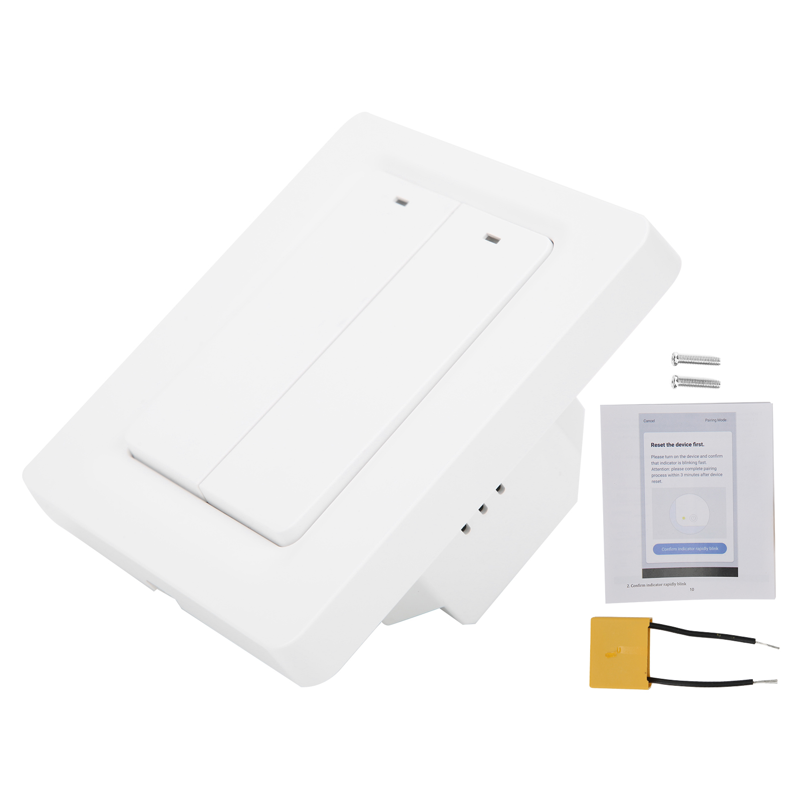 Interruptor de luz WIFI de 2 vías inalámbrico único Zero Fire Line ...