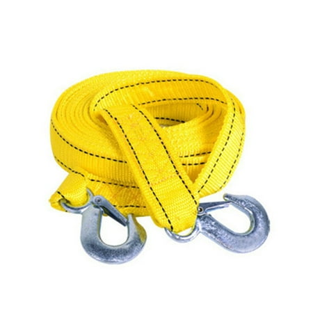 4M Heavy Duty 5 Ton Car Tow Towing Pull Rope Strap Hooks Van Road ...