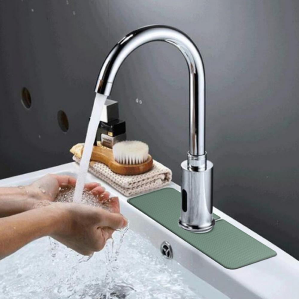 Kitchen Faucet Absorbent Mat Rectangle Faucet Dish Drying Mat Sink ...