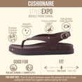 Cushionaire Expo Thong Sandals for Women, Comfortable Slingback Sandals ...