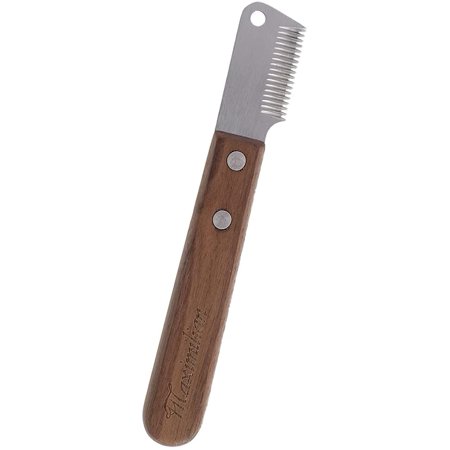 Razor Comb For Dogs, Pet Hair Removal Comb With Walnut Handle For Dog ...