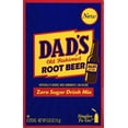 Dad's Old Fashioned Root Beer Drink Mix, 6 packets, 15g/0.5 oz. Box ...