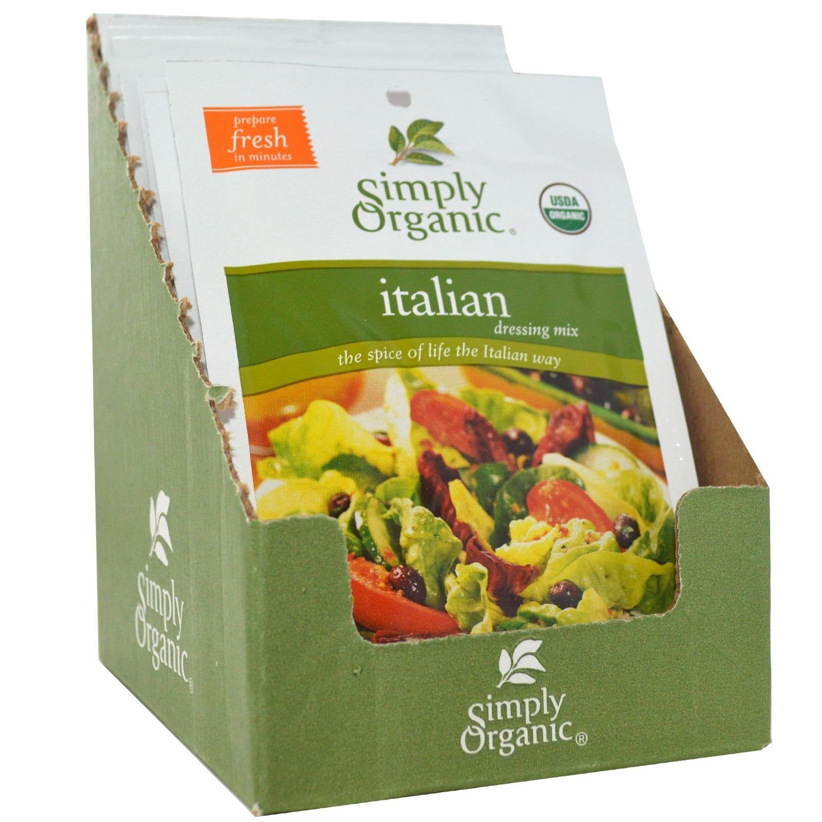 Simply Organic Italian Salad Dressing Mix ( 12x.7 OZ) - Walmart.com