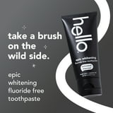 (3 pack) hello Epic Whitening Charcoal Fluoride Free Toothpaste, Fresh ...