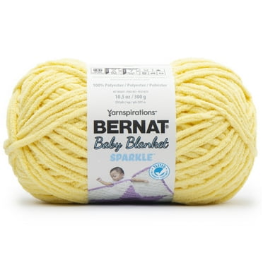Bernat Baby Blanket Big Ball Yarn-Button Roses - Walmart.com