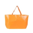 Lunxisen 1 Pcs Large Plastic Woven Tote Bag Heavy Duty Reusable ...