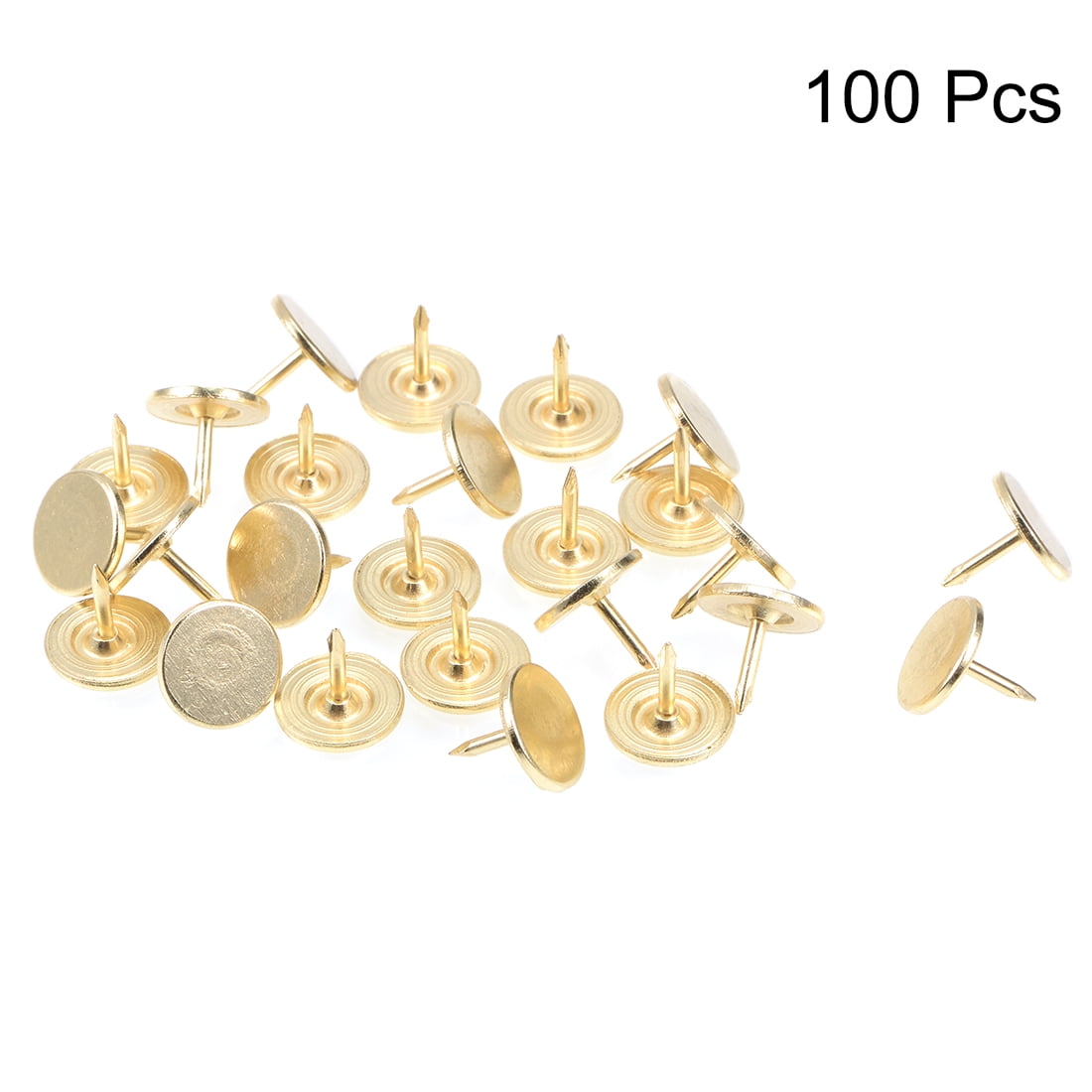 Upholstery Nails Tacks 11mmx10mm Flat Head Furniture Nails Gold Tone ...