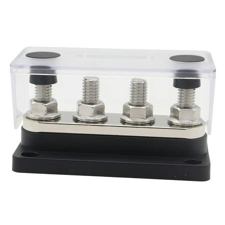 Busbar,300a Block Bus Bar 3/8 48v Bar 4 Box With Bar Cover Block Bar ...