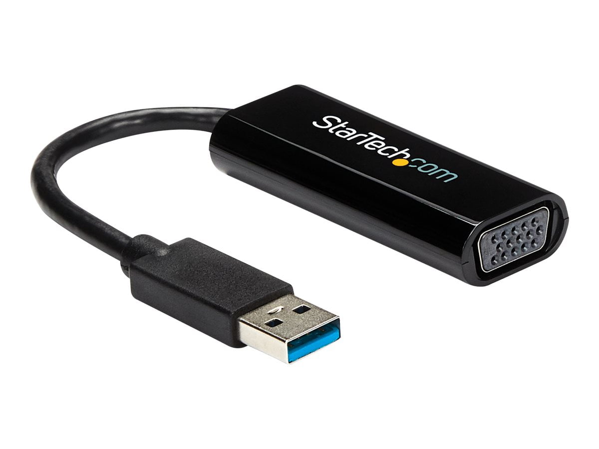 StarTech Slim USB 3.0 to VGA External Video Card Multi Monitor Adapter ...
