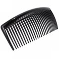 BPPEG 24 Pcs/1 Pack Plastic Side Hair Comb 27 Teeth for Women Black ...